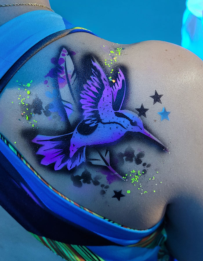 Airbrush Tattoos in Floria, Orlando Airbrush Tattoos are quick, bright ...